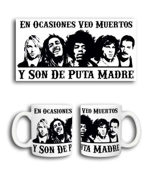 taza EN OCASIONES VEO MUERTOS